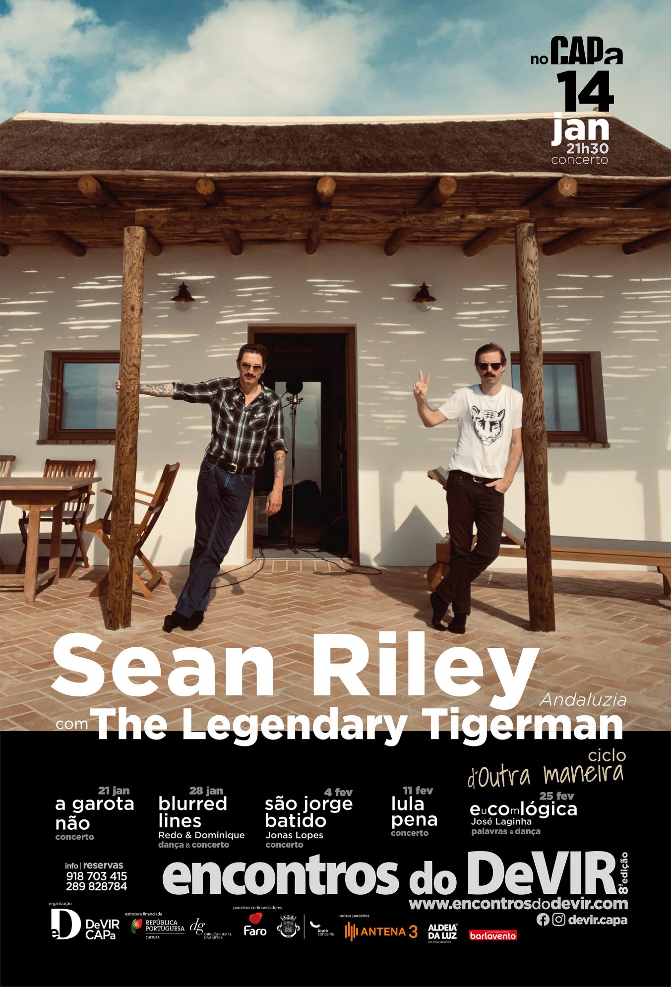Sean Riley e The Legendary Tigerman em Faro | Destaques | Antena 3