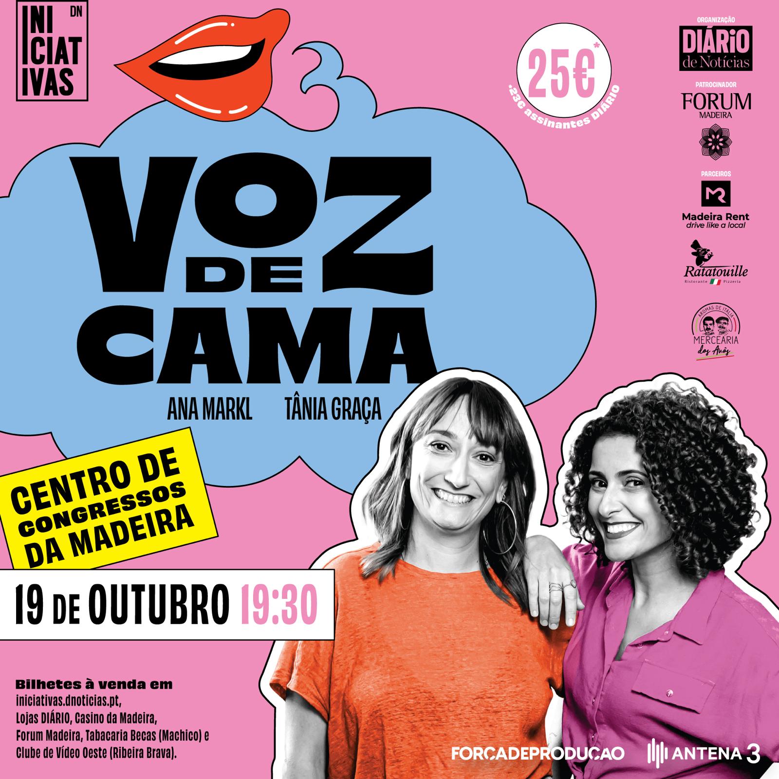 Voz de Cama ao Vivo... na Madeira! | Notícias | RTP Antena 3