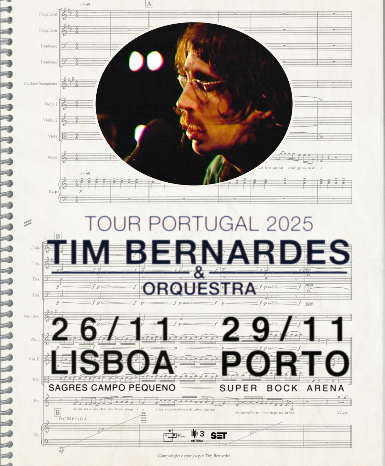 Tim Bernardes & Orquestra: ganha bilhetes para os concertos em Portugal ...